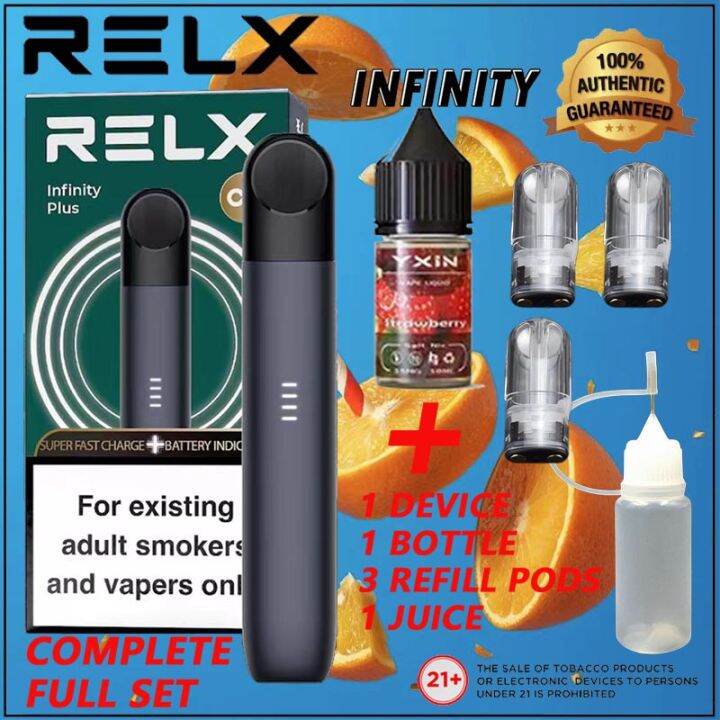 【100% Authentic】relex Rel.x Phantom Rel.X Refill Podvapr Juice smoke ...