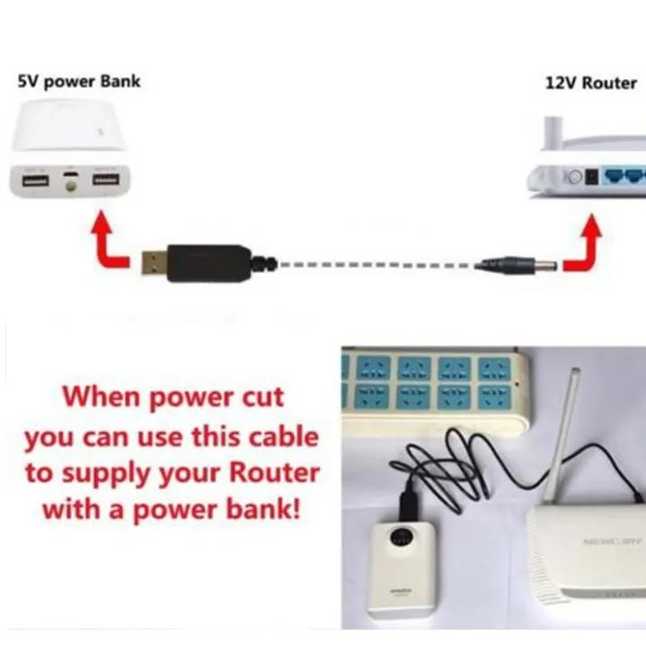 USB Power boost line DC 5V - 12V Step UP Module for PLDT Huawei Modem ...