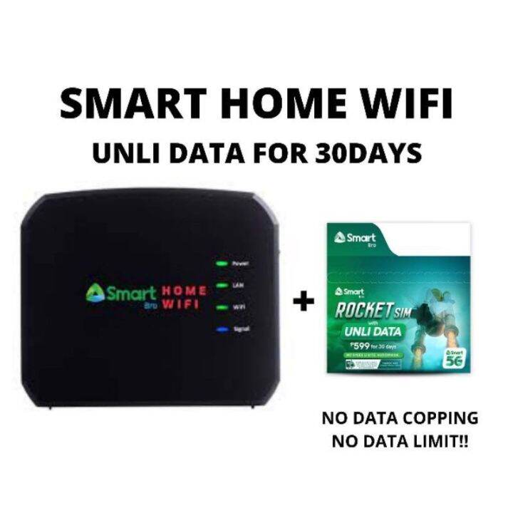 Smart PLDT Home Wifi CAT4 BLACK & WHITE ( | Lazada PH
