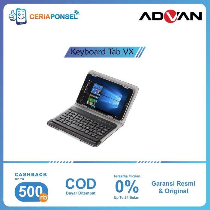 Spesial Advan Keyboard Tab Vx 10.4 Case Keyboard Bluetooth Casing Cover ...