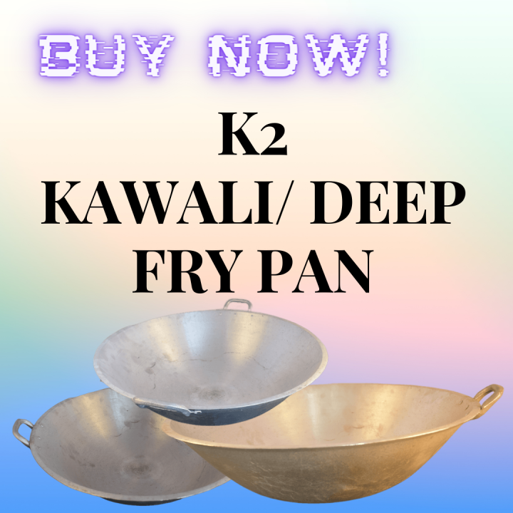 K2 Kawali/Frying Pan/Double Handle(Big)57.5cm | Lazada PH