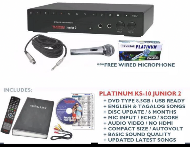 Platinum Junior 2 WITH MICROPHONEF (tested before ship out) | Lazada PH