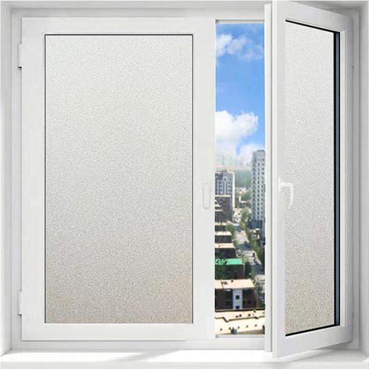 Self-adhesive glass sticker 5Mx45CM louver static glue-free translucent ...