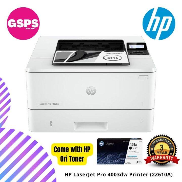 HP LaserJet Pro 4003dw Printer (2Z610A) | Lazada