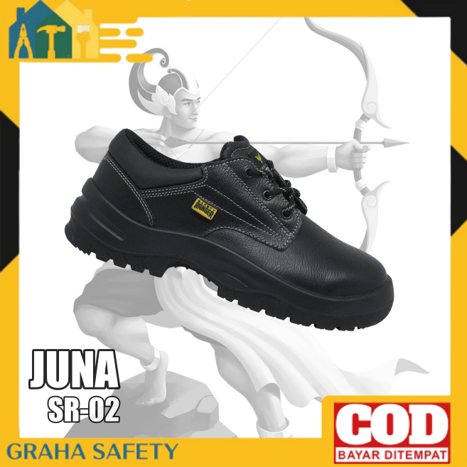 Sepatu Safety Proyek Safety Ranger JUNA SR-02 - Sepau Safety Pria Merk ...