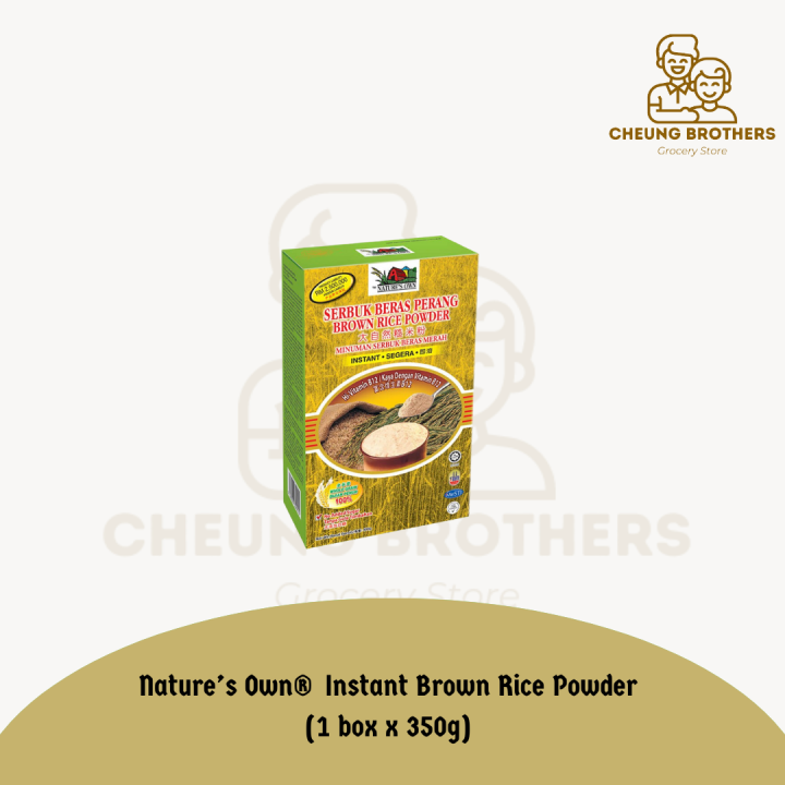 Nature’s Own® Instant Brown Rice Powder (1 box x 350g) | Lazada