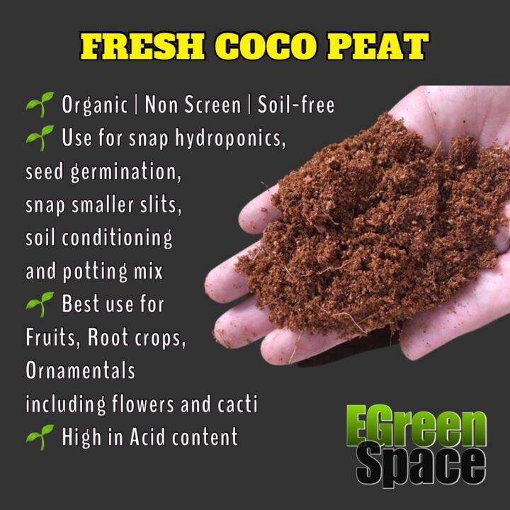 FRESH COCO PEAT - 10 Liters EGreen | Lazada PH