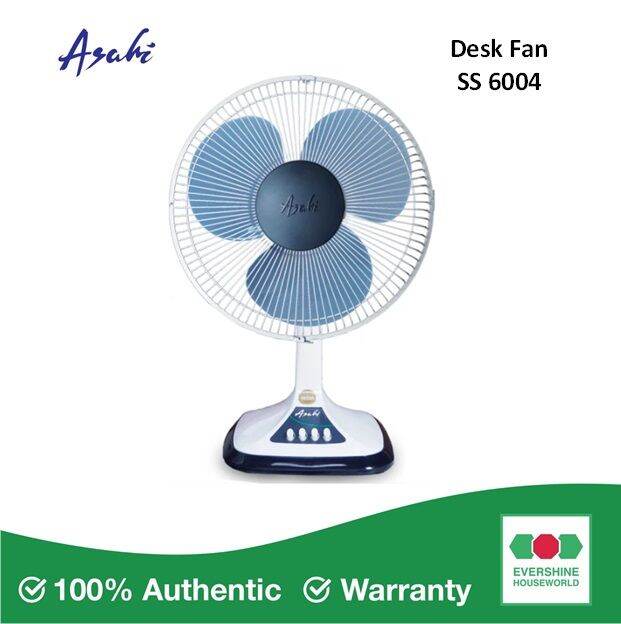 ASAHI 16 INCHES SUPER SLEEK DESK FAN SS-6004 | Lazada PH