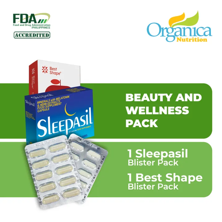 Beauty and Wellness Pack (Sleepasil 10's and Best Shape 10's) | Lazada PH