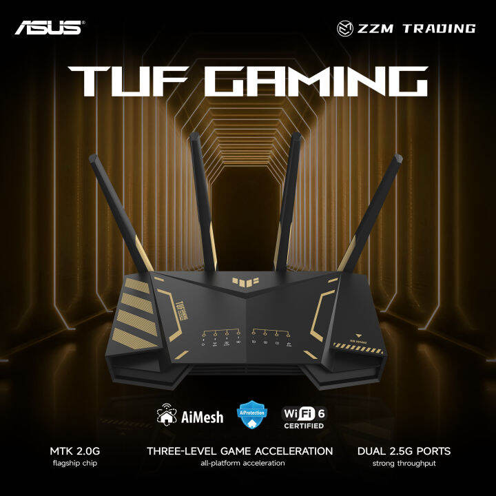 ASUS TUF GAMING PRO Dual-band WiFi 6 Gaming Router Supports Mobile Game ...