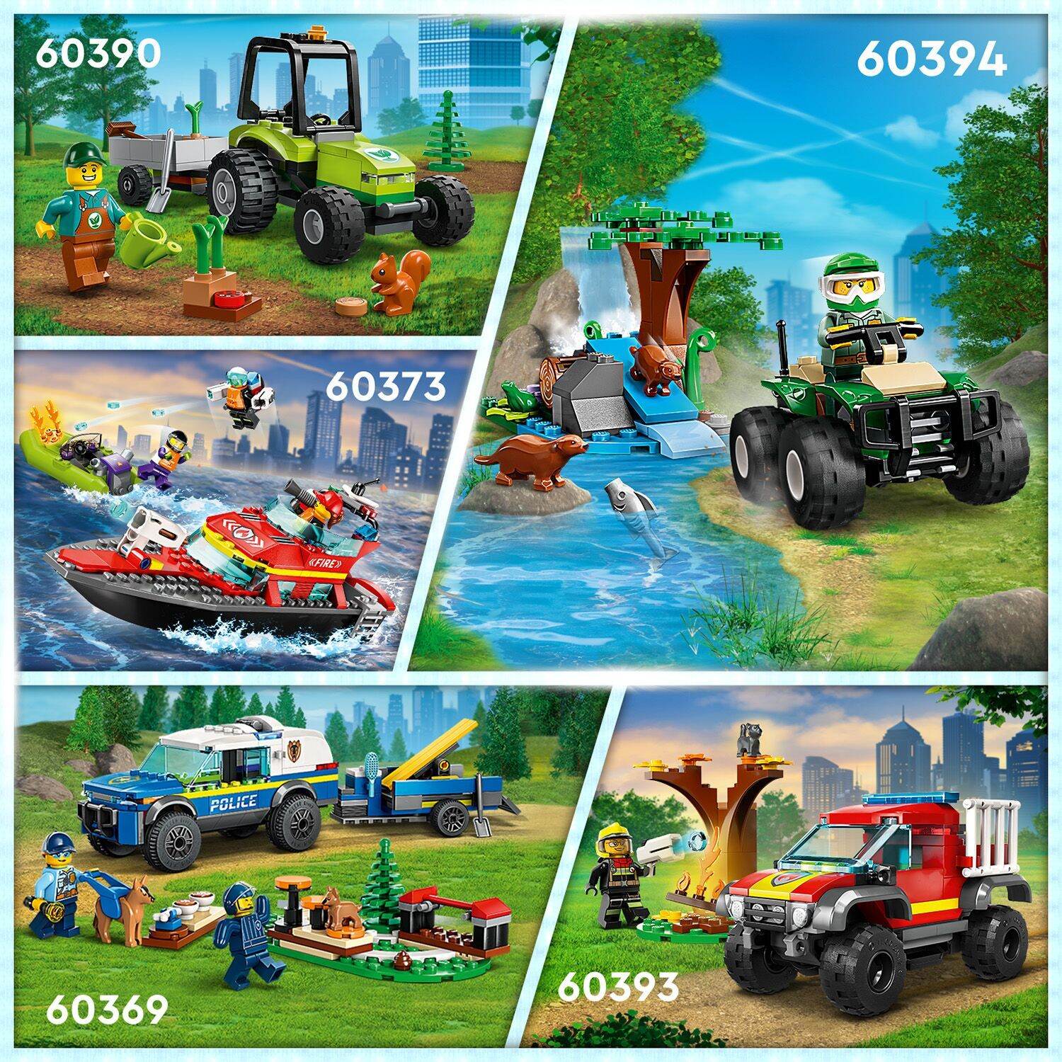 LEGO City Great Vehicles 60394 ATV and Otter Habitat V29 ( 90 pieces ...