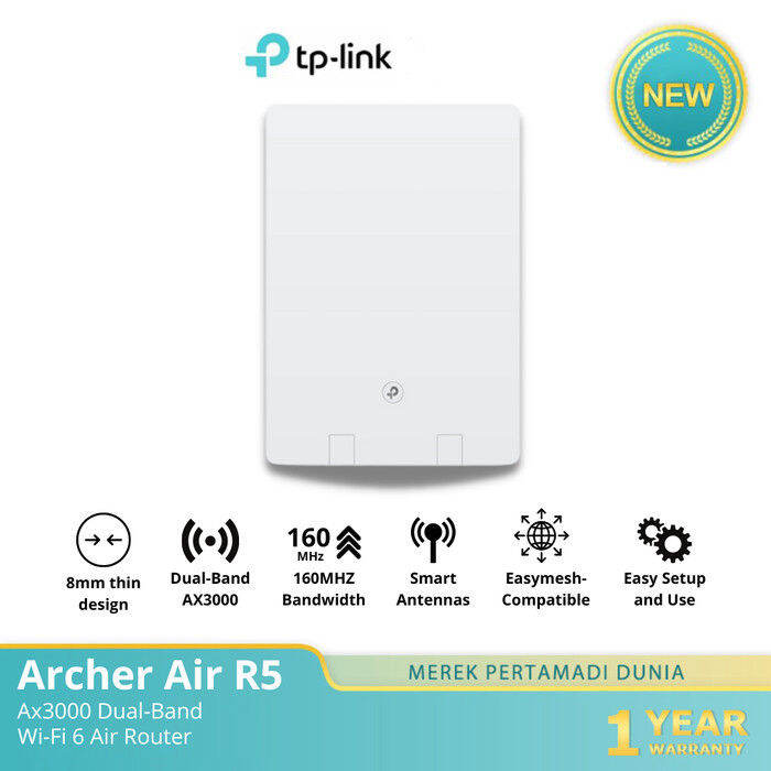 TP-LINK Archer Air R5 AX3000 Dual-Band Wi-Fi 6 Air Router | Lazada ...