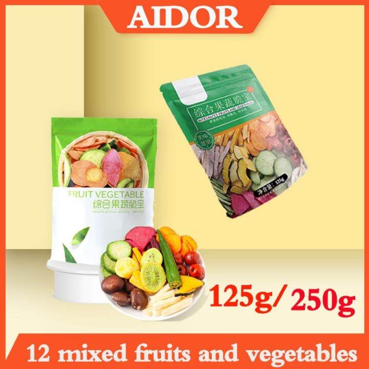 AIDOR Low Temperature Dehydration Mixed Fruit and Vegetable Crisp | Lazada PH