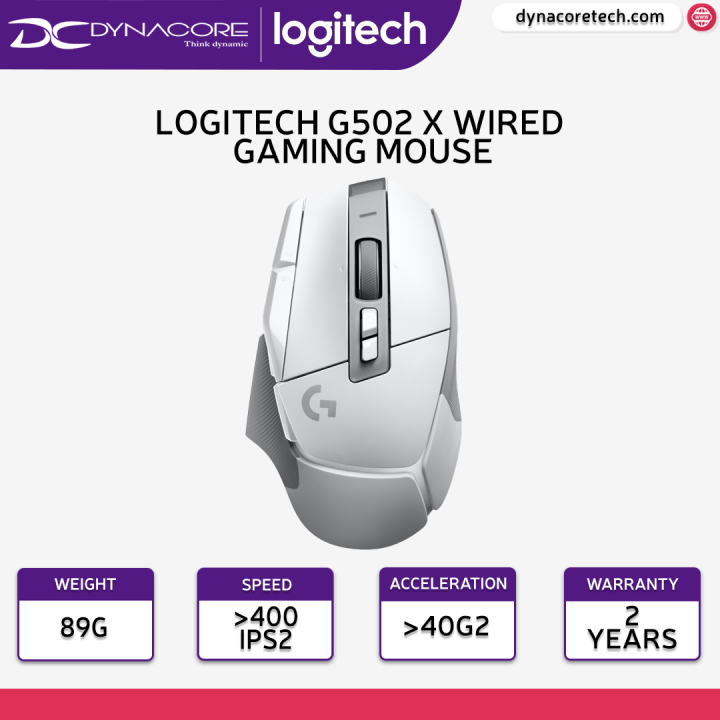 Logitech G502 X Wired Gaming Mouse - White - 910-006148 | Lazada Singapore