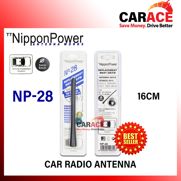 Nippon Power Replacement Car AM / FM Radio Antenna NP-28 NP-29 Car FM Radio Antenna Car Antenna ...