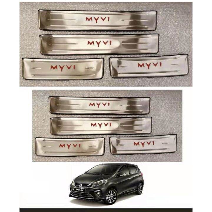 PERODUA MYVI 2018 Door Side Sill Step Side Steel Plate Side Step ...