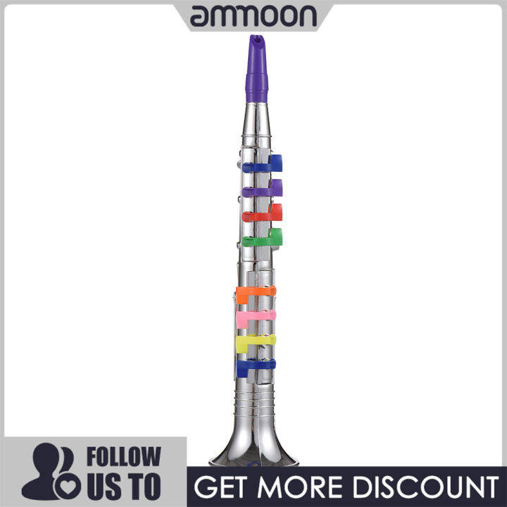 [ammoon]Clarinet with 8 Colored Coded Keys Musical Wind Instruments ...