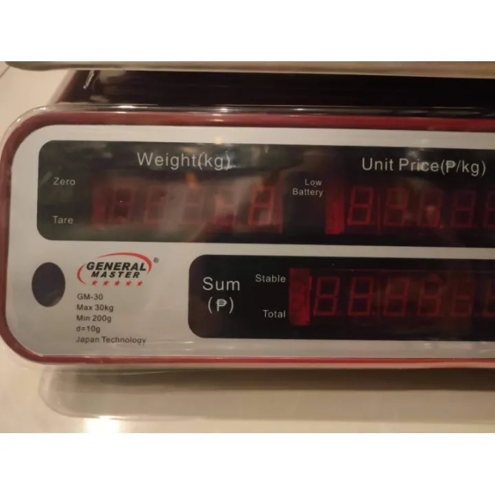 durable Digital Weighing Scale Price Computing Scale 15 kg / 30kg ...