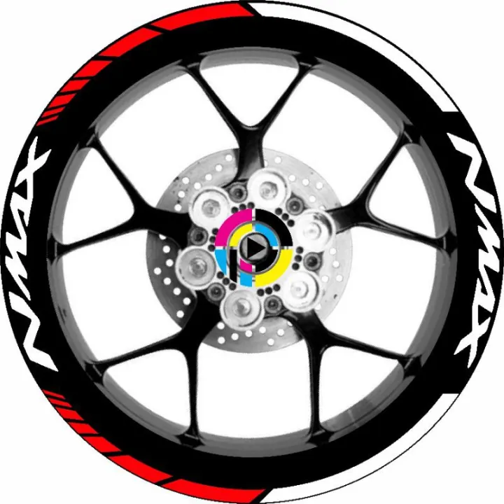 sticker for motorcycle waterproof set Yamaha NMAX 155 mags sticker set ...