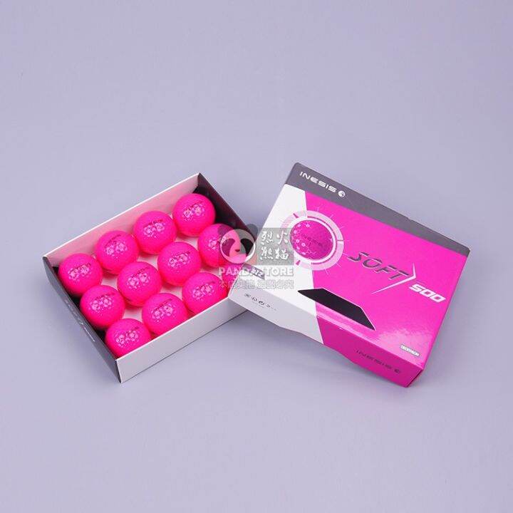 Decathlon INESIS SOFT 500 double-deck golf ball 12 Pack | Lazada PH