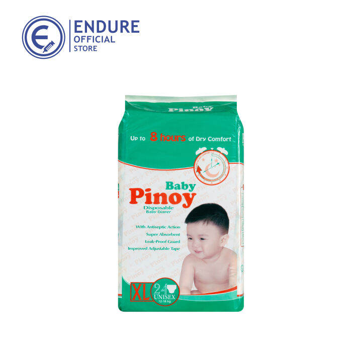Baby Pinoy Disposable Baby Diaper Extra Large 24's | Lazada PH