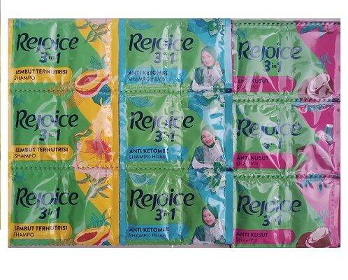 REJOICE Shampoo Sachet Renceng 10 Ml [12 Sachet ] | Lazada Indonesia
