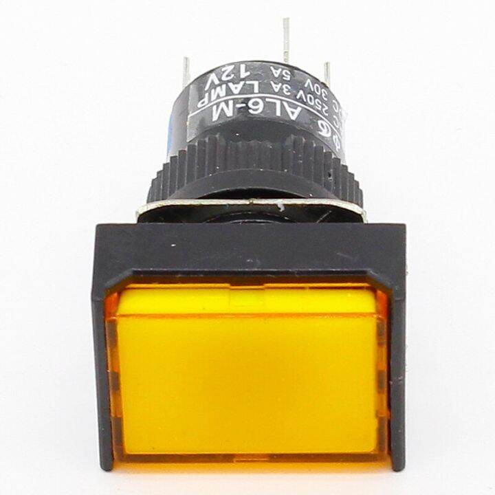 Momentary Push button Switches LA16J-11D DC 6V 12V 24V 220V Rectangular ...