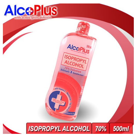 Alcoplus Red 70% Isopropyl Alcohol 500ML | Lazada PH