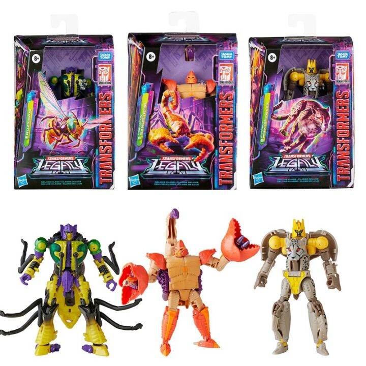 Hasbro Transformers Legacy Beast Wars Buzzsaw Sandstorm NightProwler ...