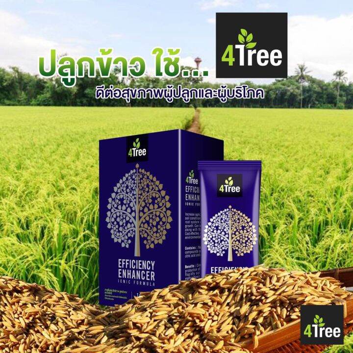 4Tree สารเพิ่มประสิทธิภาพ สูตรอิออน ระดับโมเลกุลของพืช | Lazada.co.th