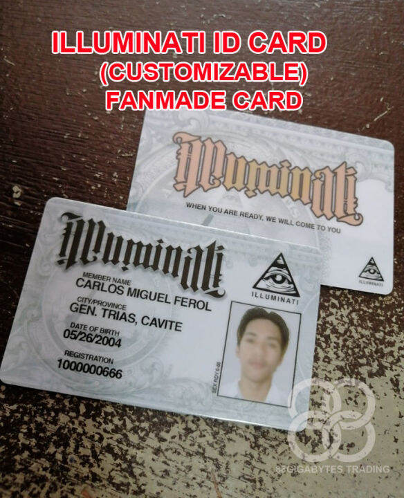 ILLUMINATI ID CARD FanMade Customizable Card | Lazada PH