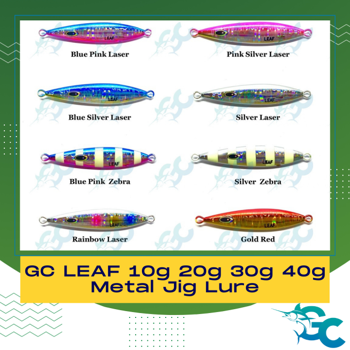 GC LEAF 10g / 20g / 30g / 40g Metal Jig Lure | Lazada PH