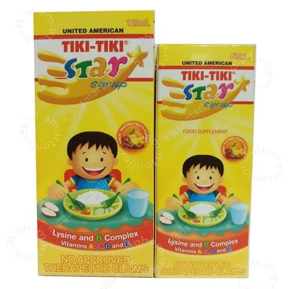 Tiki-Tiki Star Syrup 120ml/60ml | Lazada PH