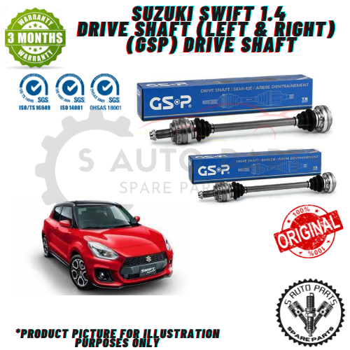 SUZUKI SWIFT 1.4 DRIVE SHAFT (LEFT & RIGHT) DRIVE SHAFT -BRAND 100% ...