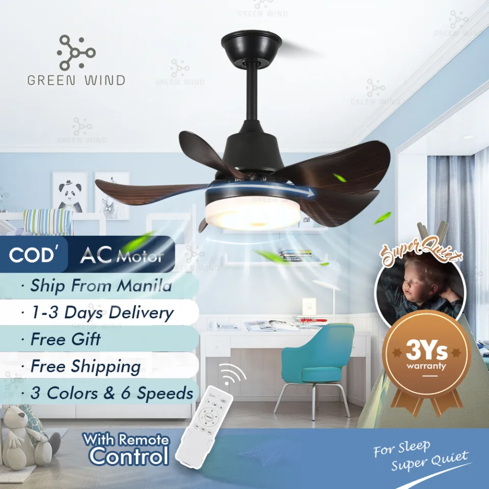 Green Color Ceiling Fan | Shelly Lighting