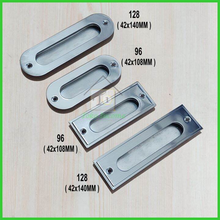 Handle Tanam Stainless Tarikan Laci Lemari Pintu Sliding Minimalis ...
