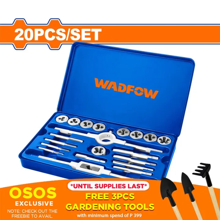 WADFOW Tools Original WAJ1L02 20PCS Tap and Die Set •OSOS• | Lazada PH
