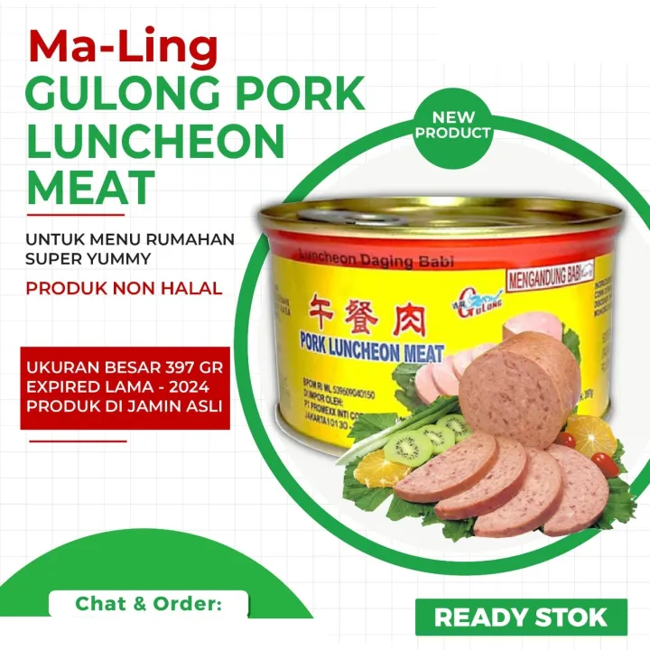 Maling Gulong / Daging maling / Pork Luncheon Meat GULONG 397g | Lazada Indonesia