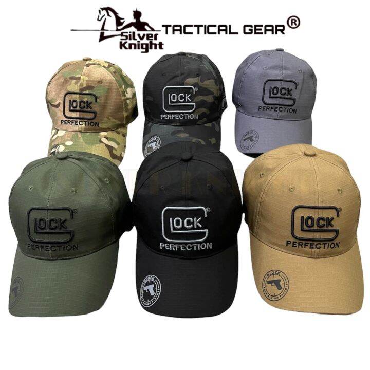 SILVER KNIGHT Tactical Gear GLOCK Perfection Cap Bull Cap Emroidered ...