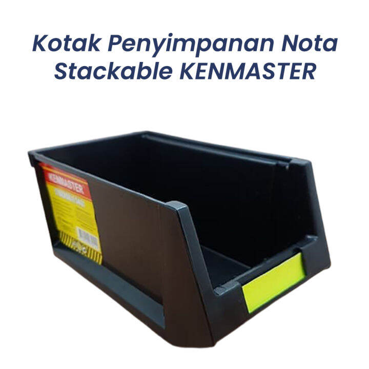 KOTAK PENYIMPANAN NOTA Stackable KENMASTER SK01 Box Serbaguna Mini ...
