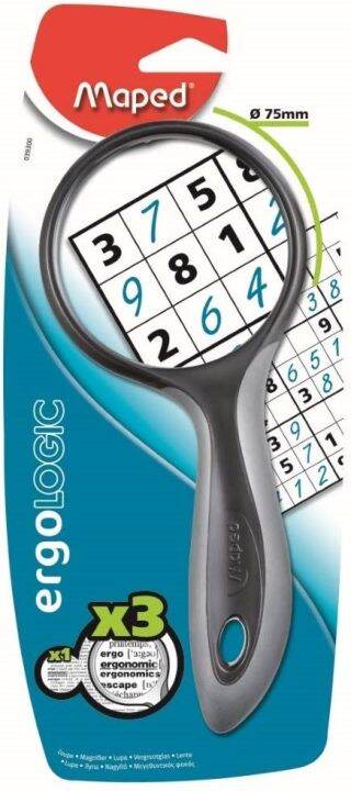 Maped Ergologic 3X Magnifying Glass Assorted Colors 75mm | Lazada PH