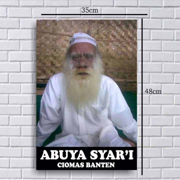 POSTER ABUYA SYAR'I/FOTO POSTER ABUYA SYAR'I/HIASAN DINDING/DEKORASI ...