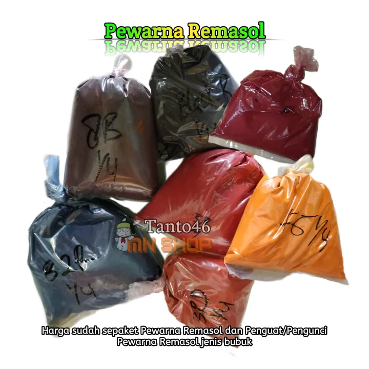 [100gram] Pewarna Remasol Pewarna Batik Remasol Plus Penguat/Pengunci ...