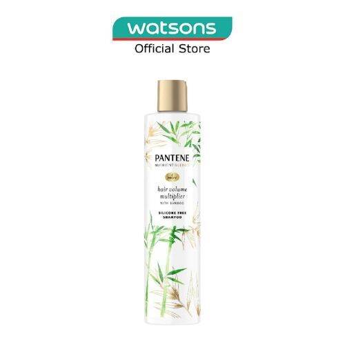 PANTENE Nutrient Blends Hair Volume Multiplier With Bamboo Shampoo ...