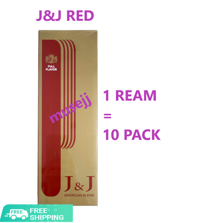 J&J Red GREEN American Blend (10 pack) + 1 Pack Freebie | Lazada PH