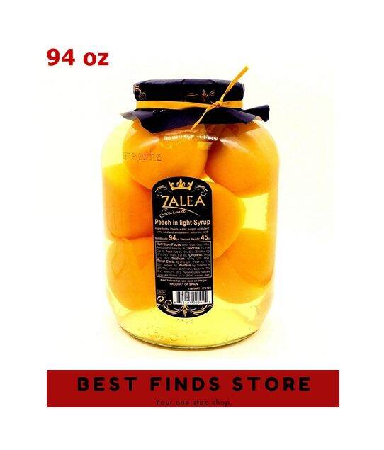 Zalea Gourmet Peach in Light Syrup 94 oz | Lazada PH