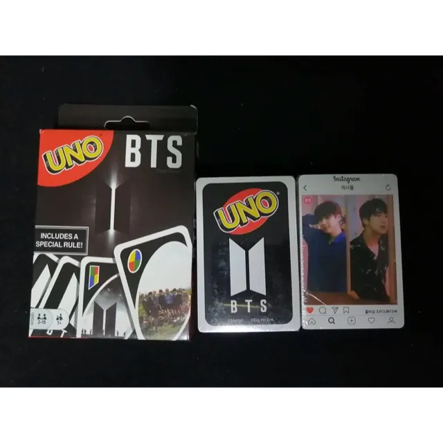 UNO BTS Limited Black edition อูโน่ การ์ดเกมส์ UNO BTS มี 112 ใบ กระดาษมัน BTS | Lazada.co.th