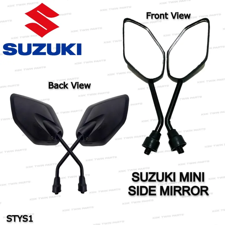 RAIDER R150 FI | MOTORCYCLE SIDE MIRROR 051 TYS MINI SHORT STEM | COD ...