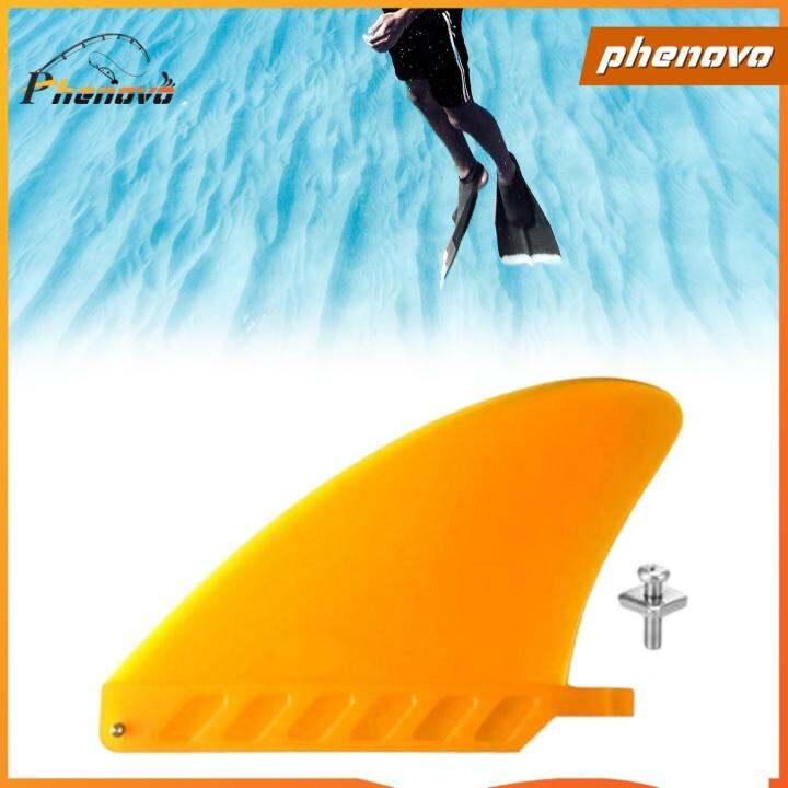 Phenovo Surfboard Fins Surfing Single Center Fins Stand up Paddle ...