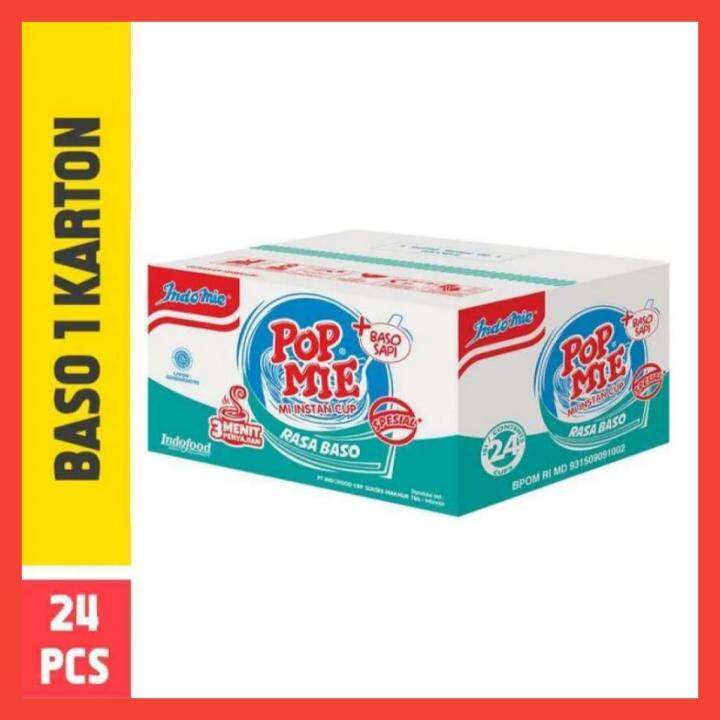 Pop Mie Baso Popmie Kuah Rasa Bakso - 1 Dus Isi 24 pcs | Lazada Indonesia